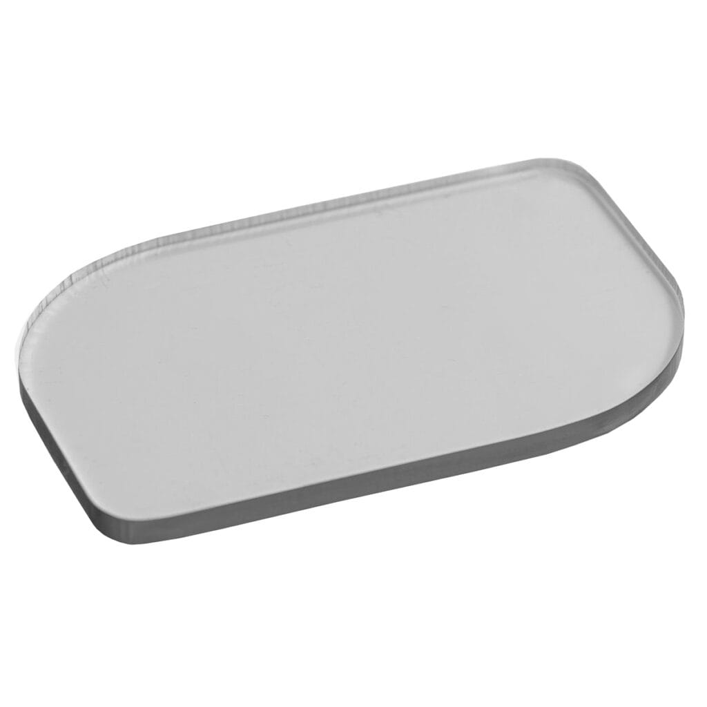 Metallic Silver Acrylic Sheet Sample